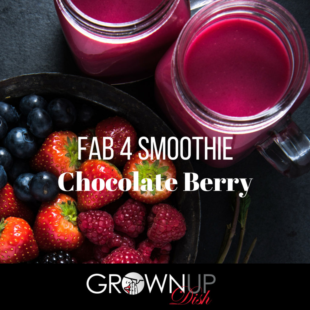 Chocolate Berry Fab Four Smoothie