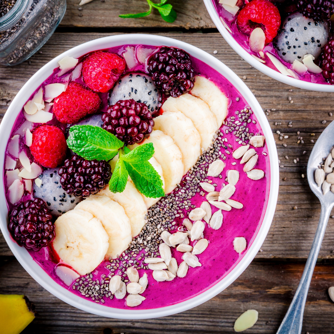 Pitaya (Dragon Fruit) Fab4 Smoothie • GrownUp Dish