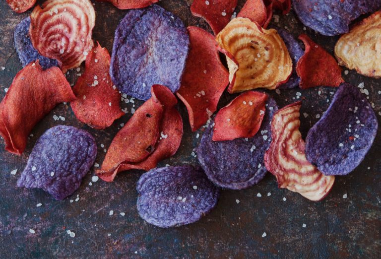 Homemade Beet Chips • GrownUp Dish