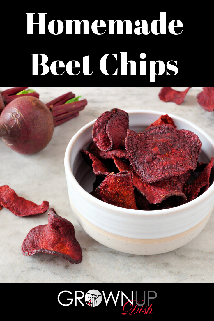 Homemade Beet Chips • GrownUp Dish