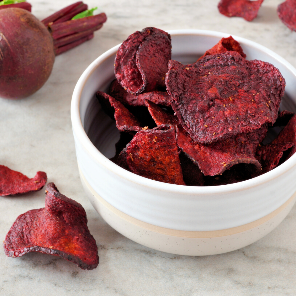 Homemade Beet Chips • GrownUp Dish