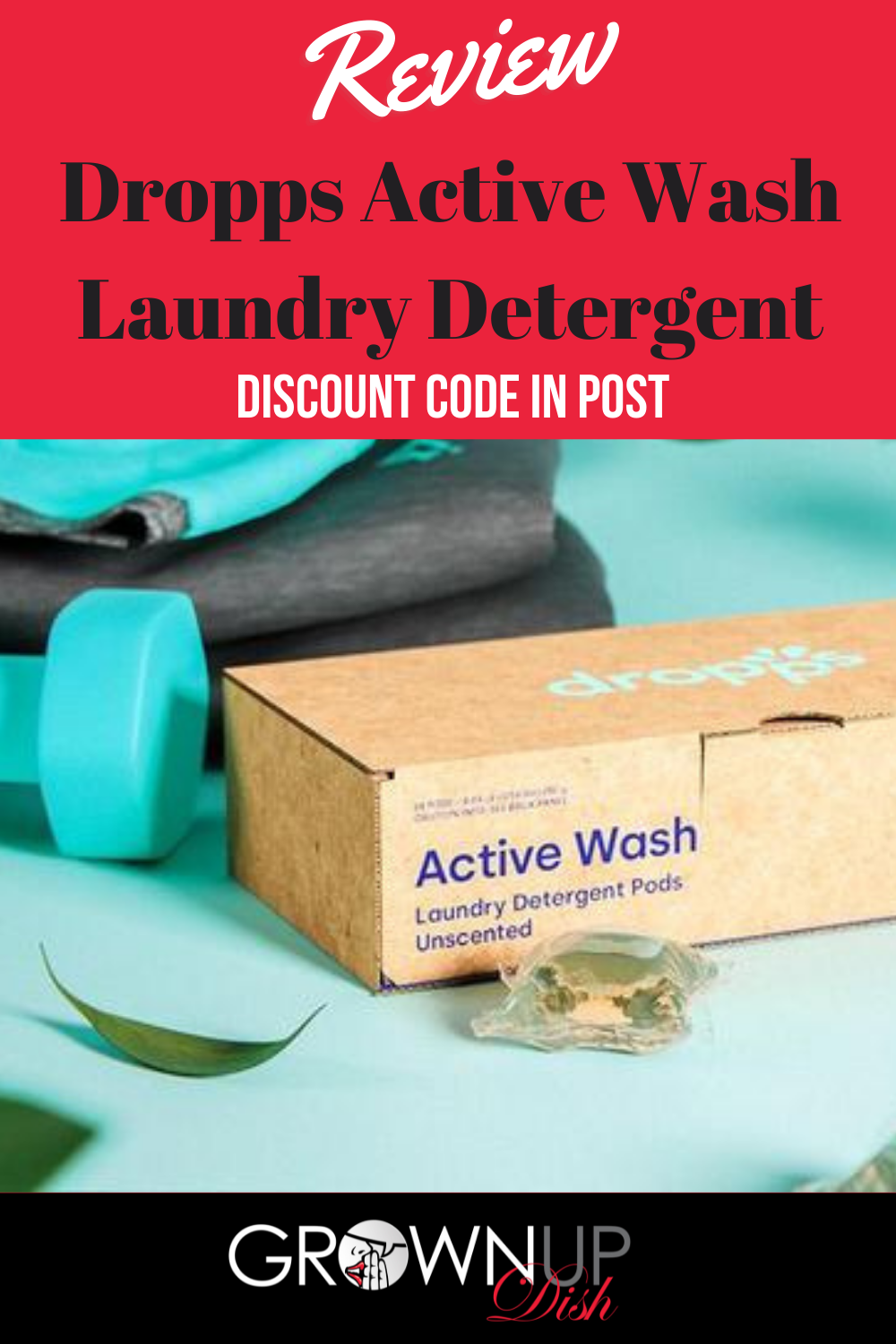 Dropps Active Wash Laundry Detergent - Review & Discount Code • GrownUp ...
