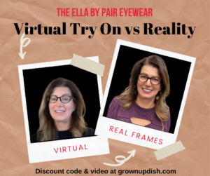 Finding The Perfect Glasses - PAIR Eyewear Virtual Try On • GrownUp Dish