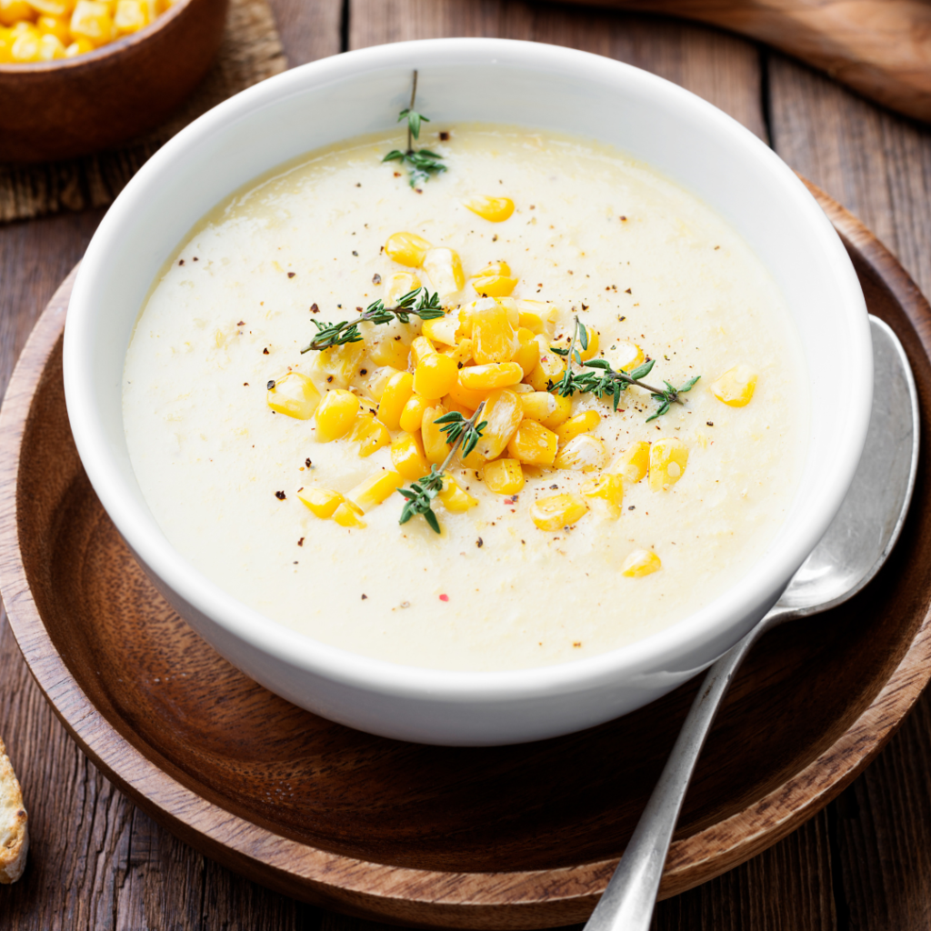 Chile Corn Chowder • GrownUp Dish