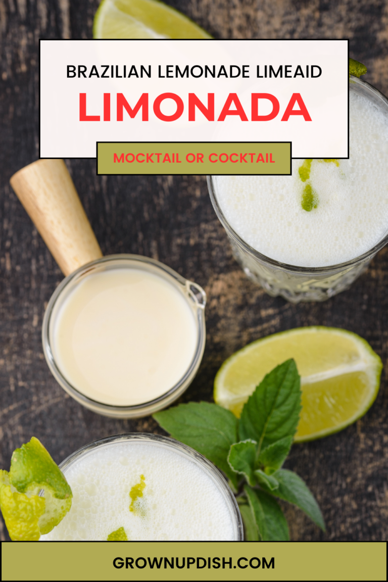 Limonada - Brazilian Lemonaid Limeaid • GrownUp Dish