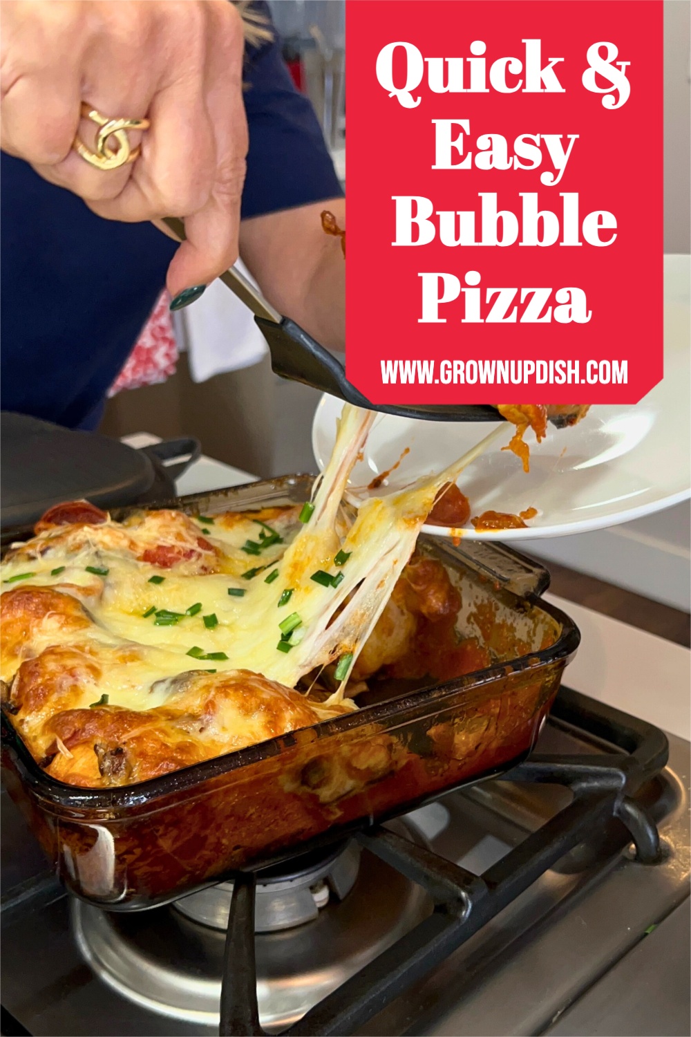 Quick & Easy Bubble Pizza • GrownUp Dish